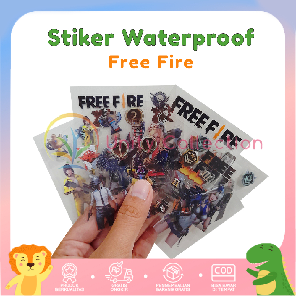 Jual STICKER NONO FREE FIRE FF [ECER] WATERPROOF / 1 LEMBAR STIKER ...