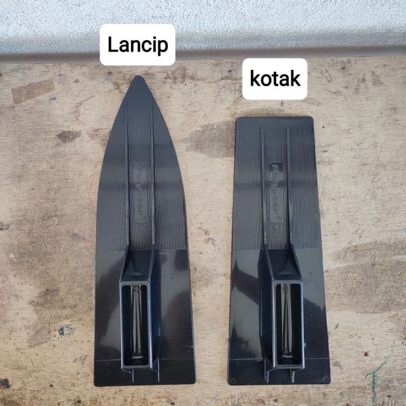 Jual Raskam Roskam Kasut Kasutan Plastik pvc Lancip Kotak Hitam ...