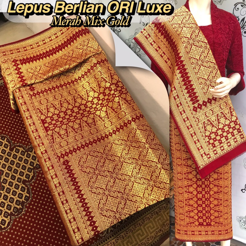 Jual Songket Lepus Berlian ORI Luxe-Asli Tenun Tangan Palembang(Ilham Songket) | Shopee Indonesia