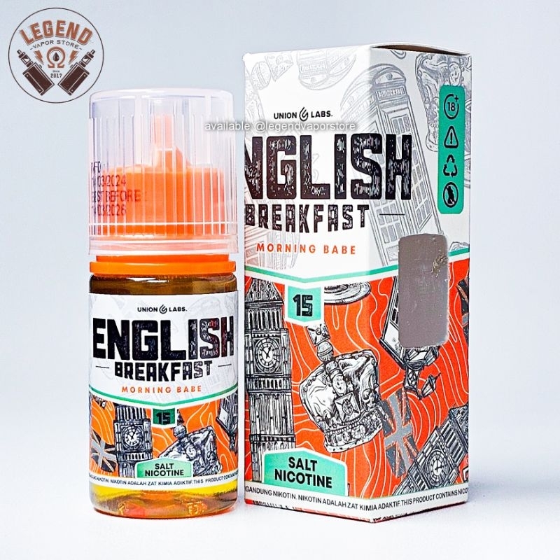 Jual SALT NIC - LIQUID ENGLISH BREAKFAST V3 Morning Babe 30ML AUTHENTIC ...