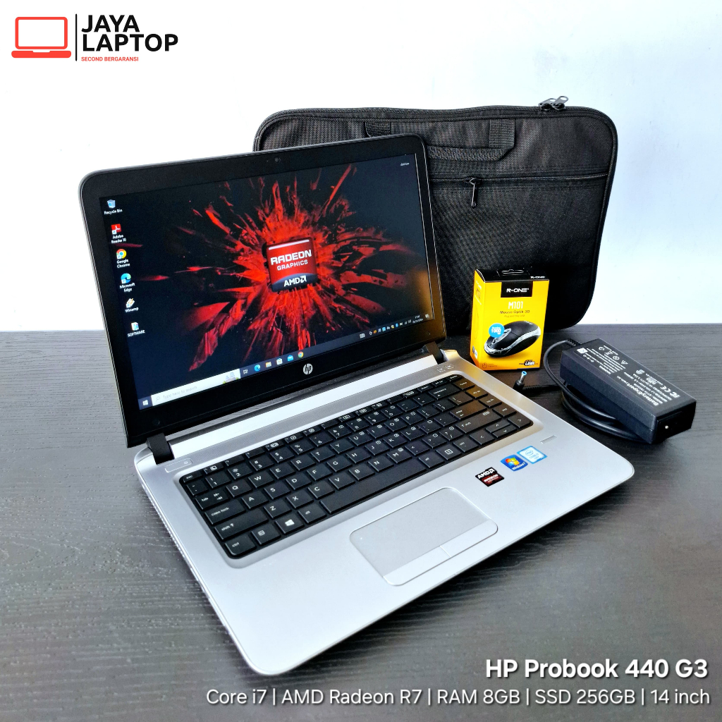 Jual HP ProBook 440 G3 Core i7 Gen 6 RAM 8GB SSD 256GB AMD Radeon R7 14 ...