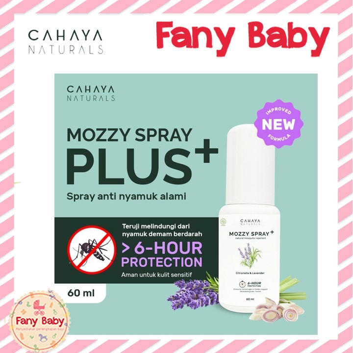 Jual CAHAYA NATURALS MOZZY SPRAY PLUS+ / 60ML - 100ML | Shopee Indonesia