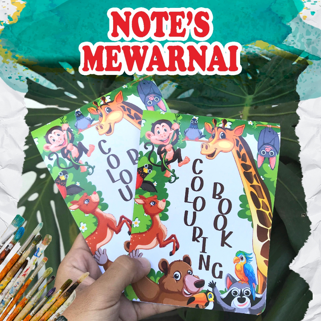 Jual Buku Kecil Mewarnai Zoo - Note Mewarnai Zoo | Shopee Indonesia