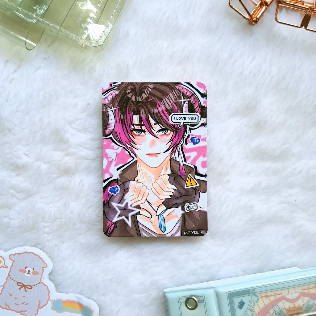 Jual VTUBER INDONESIA photocard by onintwin / Harris Caine / Mikazuki ...