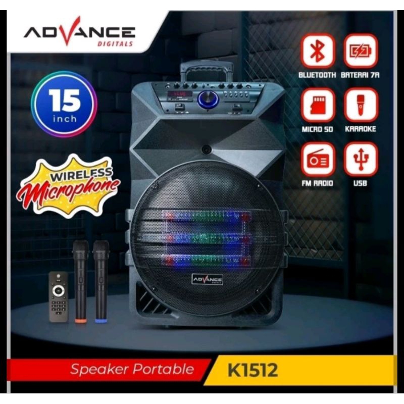 Jual Speaker Advance K-1512 | Shopee Indonesia