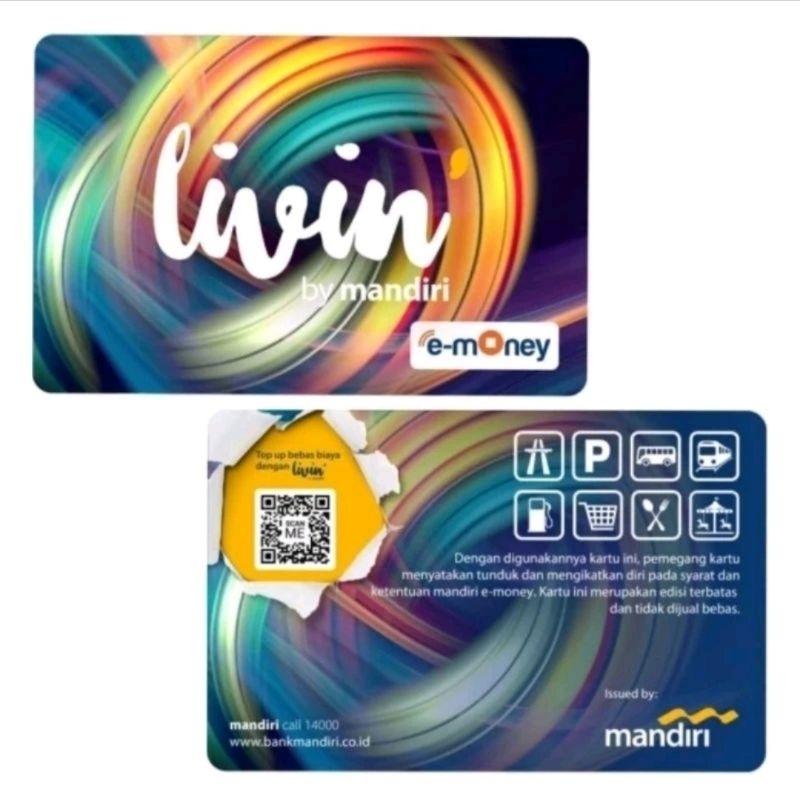 Jual Kartu Emoney Livin mandiri saldo 0 | Shopee Indonesia