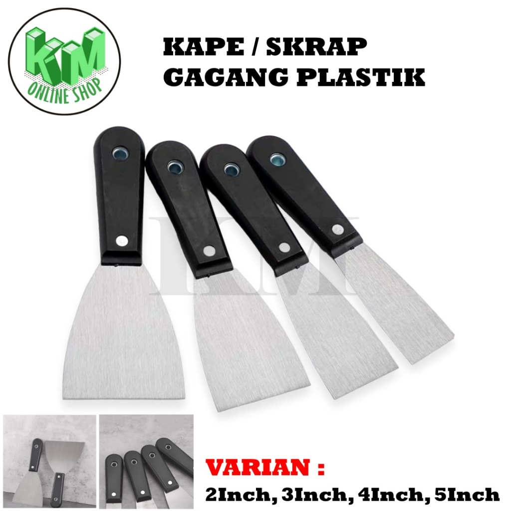 Jual Kape Scrap Besi Gagang Plastik Kape Pengkeruk Cat 2inch 3inch ...