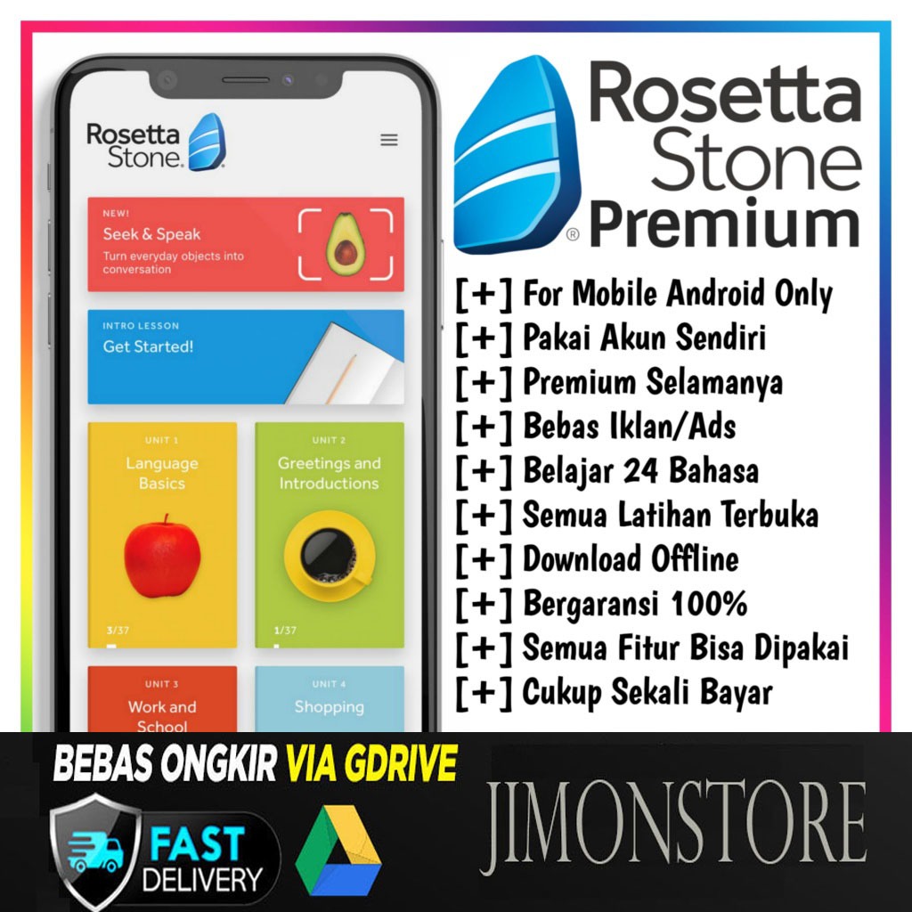 Jual [Khusus Android] Rosetta Stone Belajar Bahasa Asing Premium ...