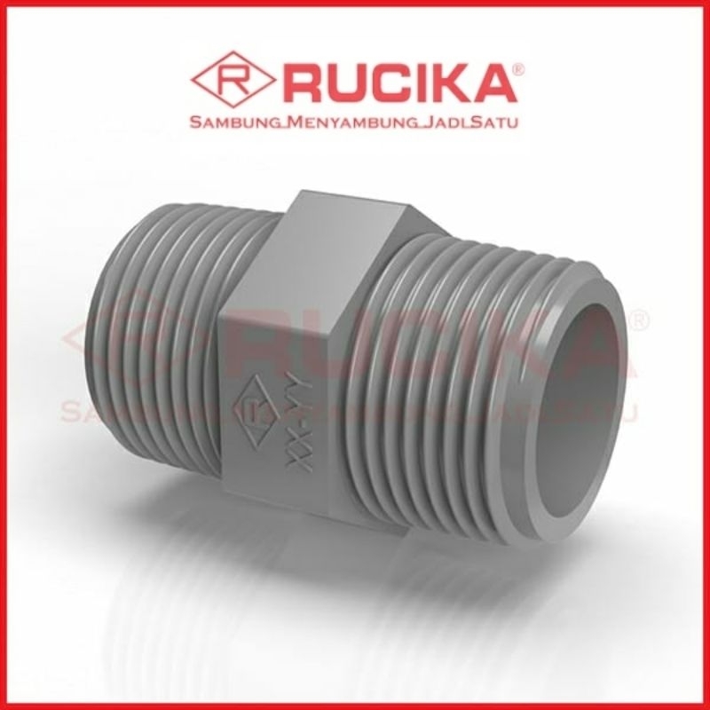 Jual Double Nipple Pvc Aw Rucika | Shopee Indonesia