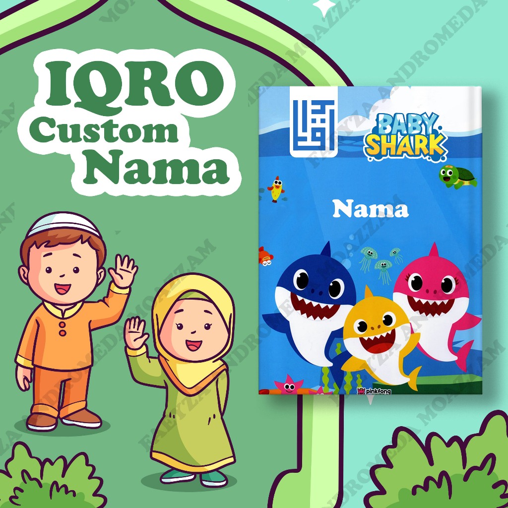 Jual BUKU IQRO CUSTOM NAMA FULL COLOR | Shopee Indonesia