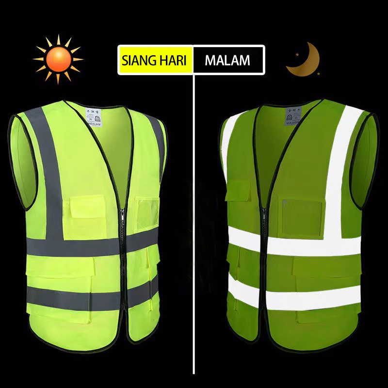 Jual Rompi Safety Safety Vest Rompi Outdoor Proyek Sepeda Rompi Safety ...