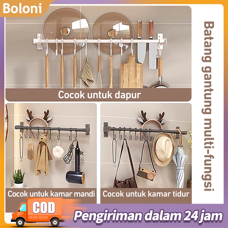 Jual [COD][READY] Perangkat Dapur / Rak Gantung Alat Dapur / Rak Dapur ...