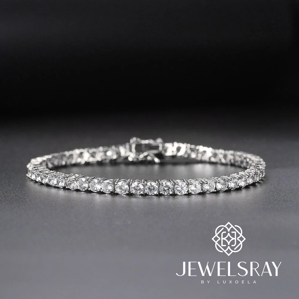 Jual Gelang Arden Tennis Bracelet Diamond Look Perhiasan Kawin ...