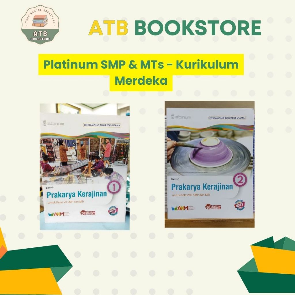 Jual Buku Prakarya Kerajinan Kelas 7, 8, 9 SMP/MTS Kurikulum Merdeka - PLATINUM | Shopee Indonesia