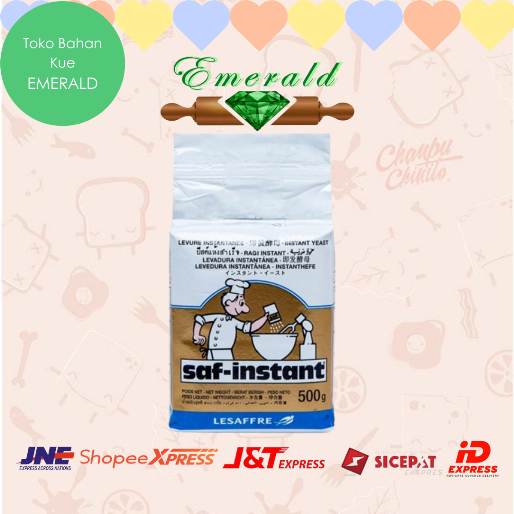 Jual YEAST RAGI ROTI SAF INSTANT 500 Gram | Shopee Indonesia