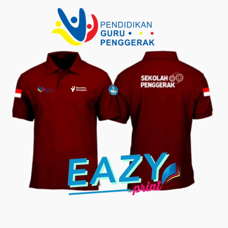 Jual BAJU POLO SHIRT GURU PENGGERAK MERDEKA MENGAJAR SEKOLAH PENGGERAK ...