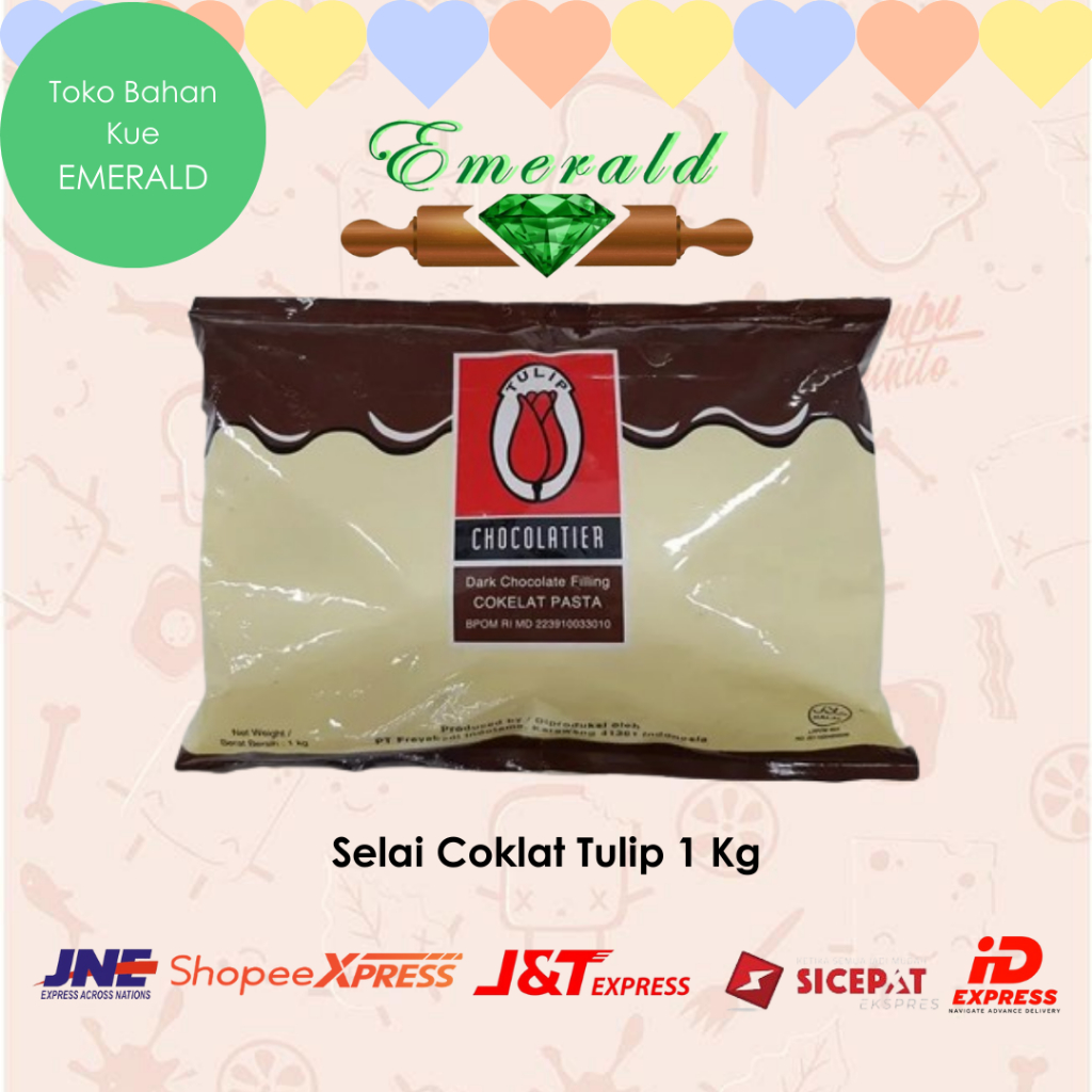 Jual SELAI COKLAT TULIP CHOCO FILLING PREMIUM 1KG | Shopee Indonesia