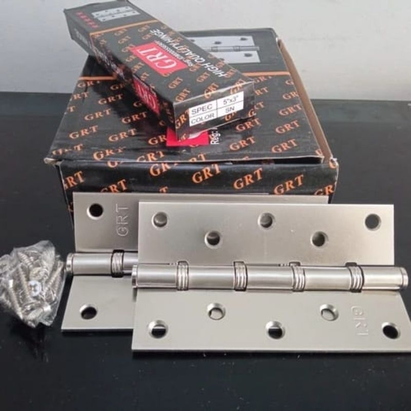 Jual paket 1 koli engsel jendela engsel pintu 5 inchi merek GRT murah ...