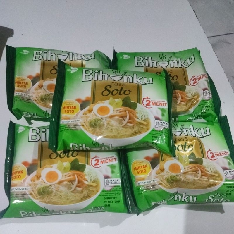 Jual BIHUNKU RASA SOTO, AYAM BAWANG dan ASAM PEDAS /5pcs | Shopee Indonesia