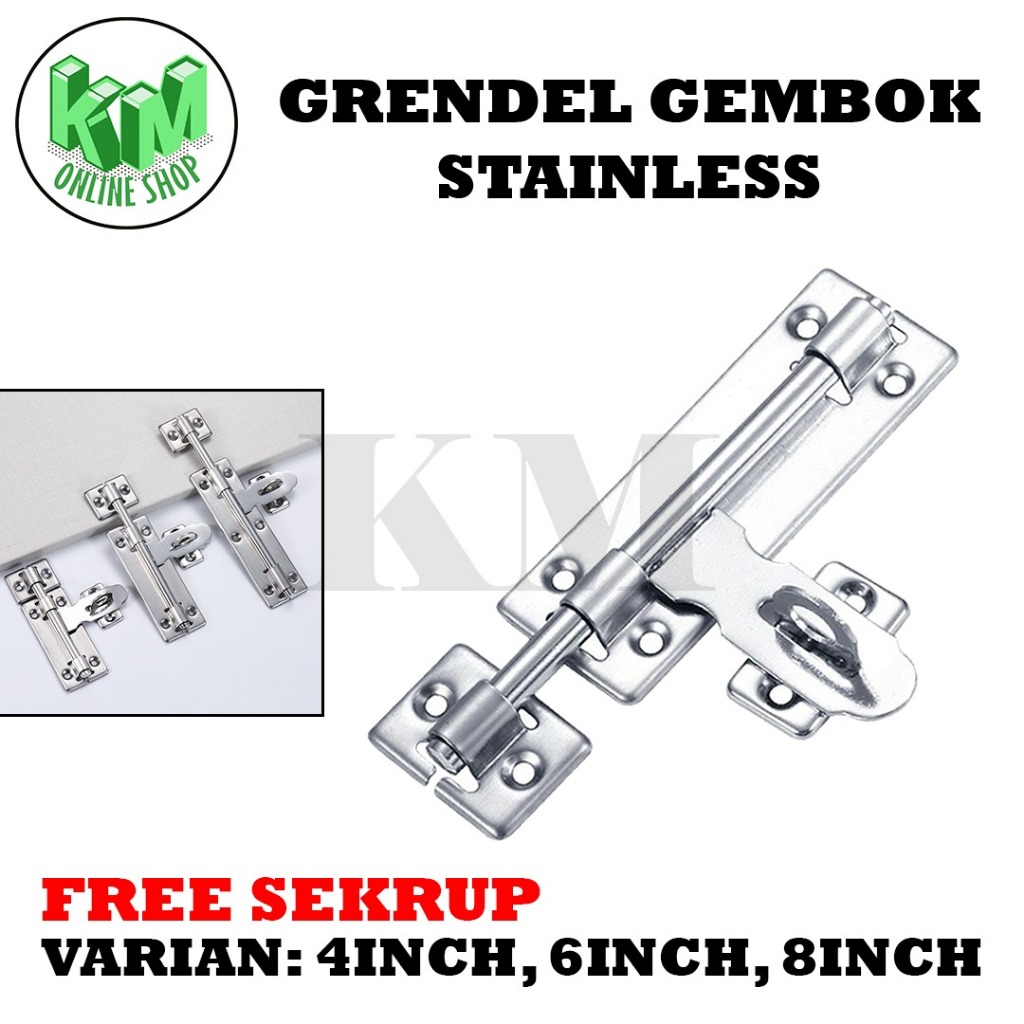 Jual Grendel Slot Gembok Slot Pintu Gembok Grendel Overpal Gembok Pintu ...
