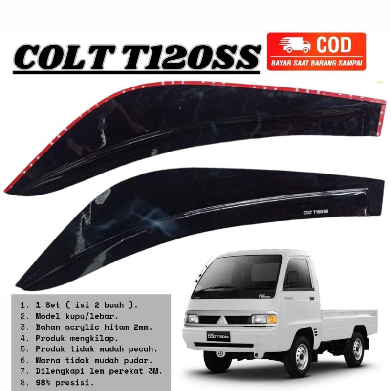 Jual talang air mobil colt t120ss pick up mini bus model lebar ll kupu ...