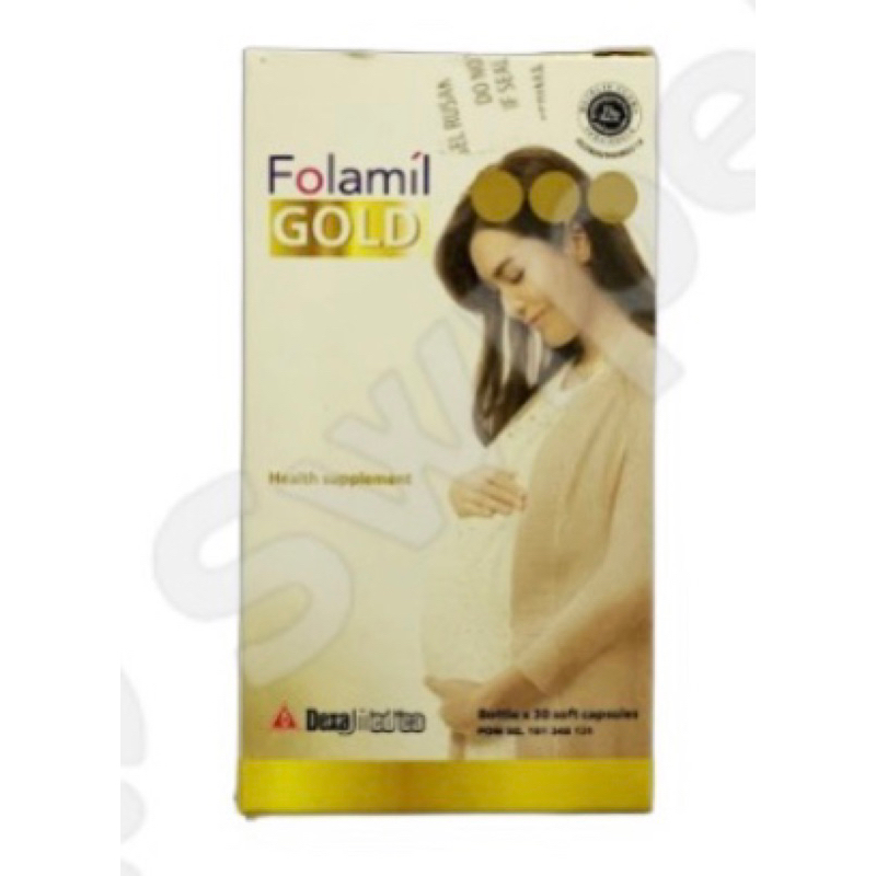 Jual FOLAMIL GOLD Dexa Medica KAPSUL DUS, BOTOL PLASTIK isi 30 KAPSUL ...