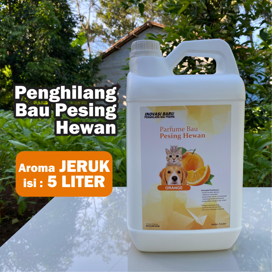 Jual SPRAY PENGHILANG BAU PESING HEWAN AROMA JERUK 5 Liter | Shopee ...
