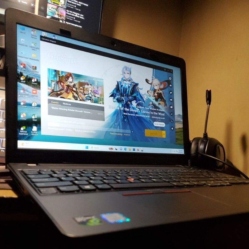 Jual Laptop Lenovo E570, GTX 950M, Core i7 gen 7, RAM 8GB, Jarang pakai ...