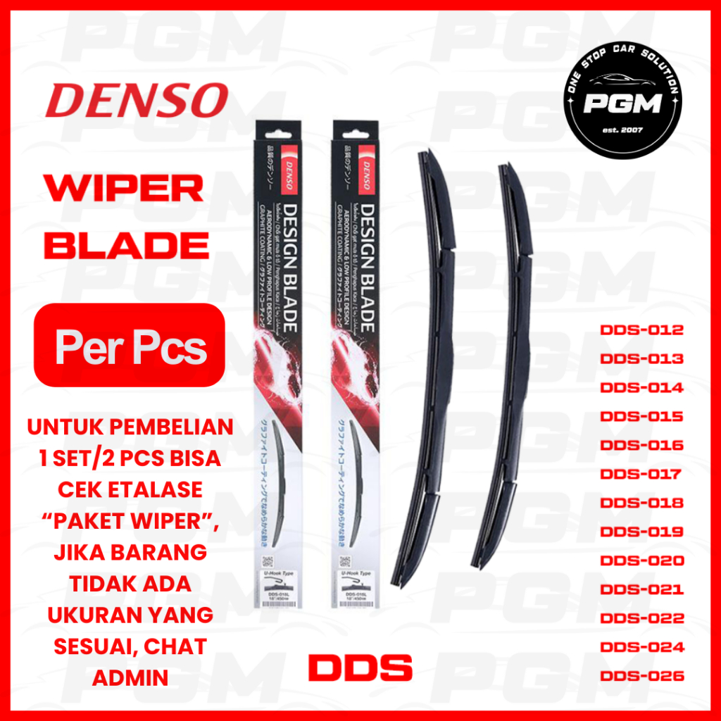 Jual Wiper Mobil Denso Hybrid DDS 14 - 26 inch | Shopee Indonesia