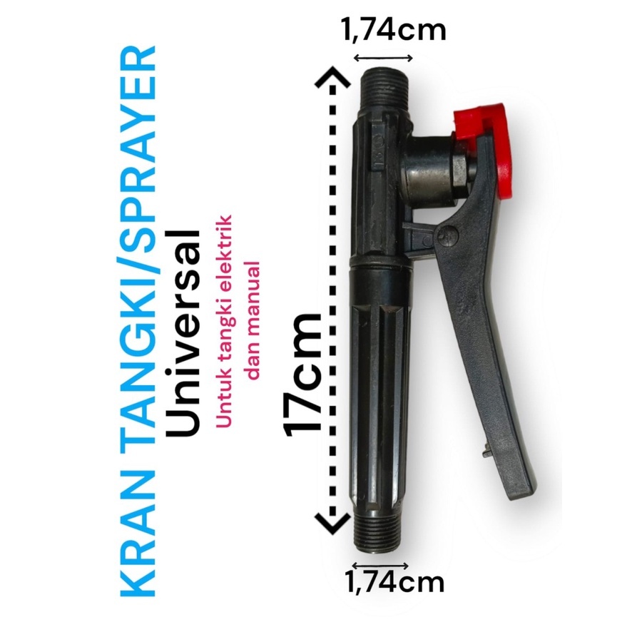 Jual Kran elektrik semprot tangki semprotan elektrik shut off handle ...