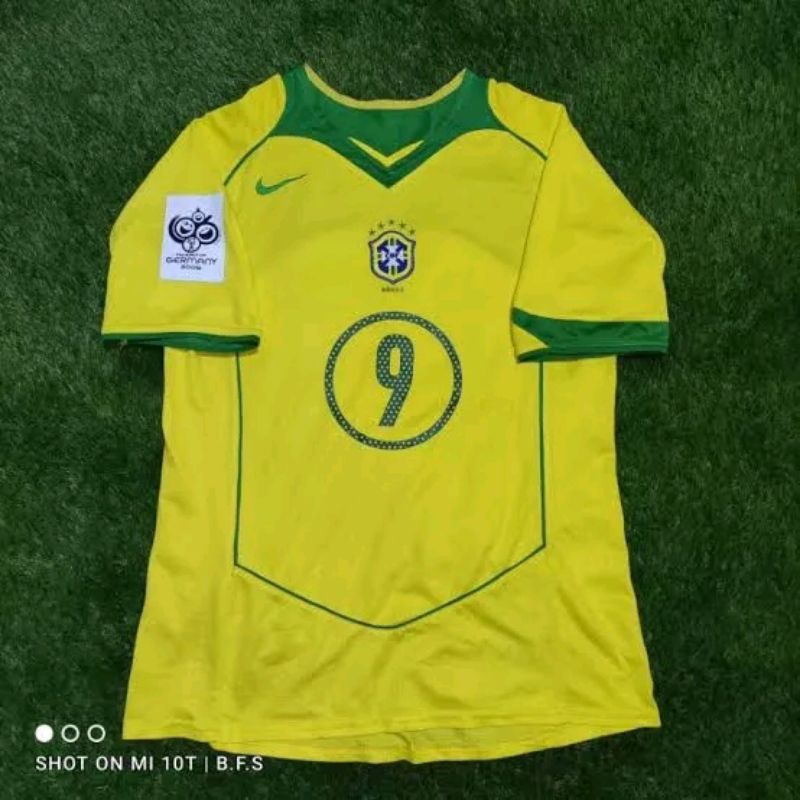 Jual Retro Jersey Brazil 2004 home dan away serta Kiper - Full Printing ...