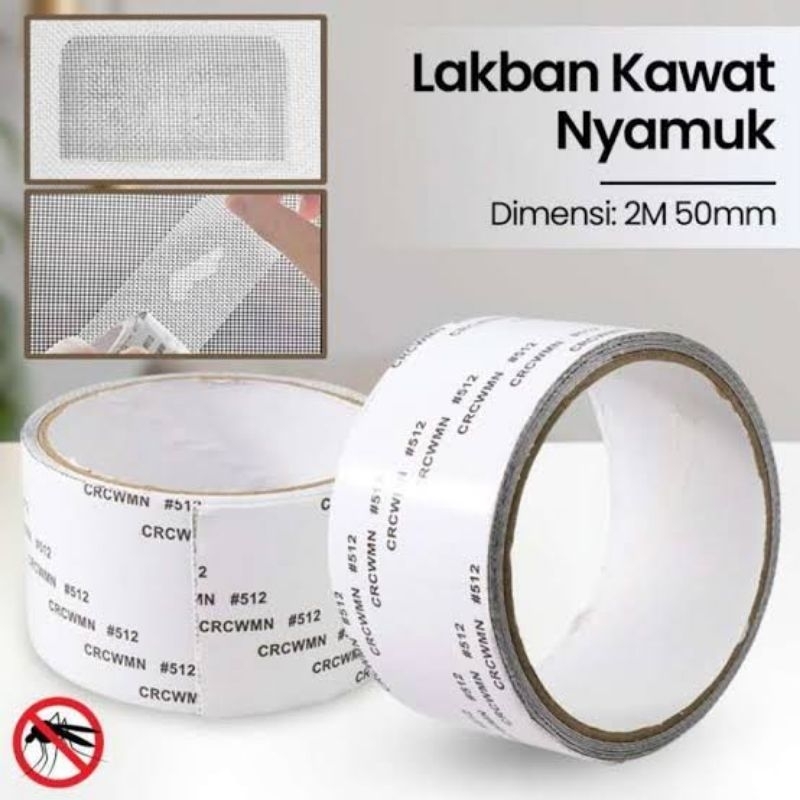 Jual Lakban Jaring Anti Nyamuk /Penambal Kawat Nyamuk 50mm x 2meter ...