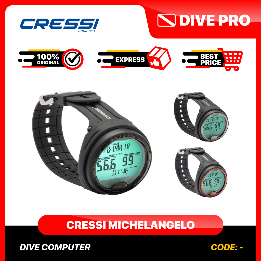 Jual Dive Comp CRESSI Michelangelo | Shopee Indonesia
