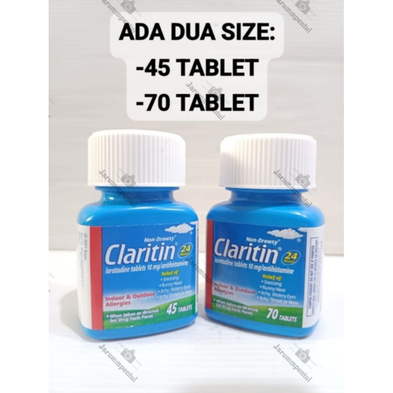 Jual CLARITIN 10 Mg isi 45 tablets// ORIGINAL USA | Shopee Indonesia