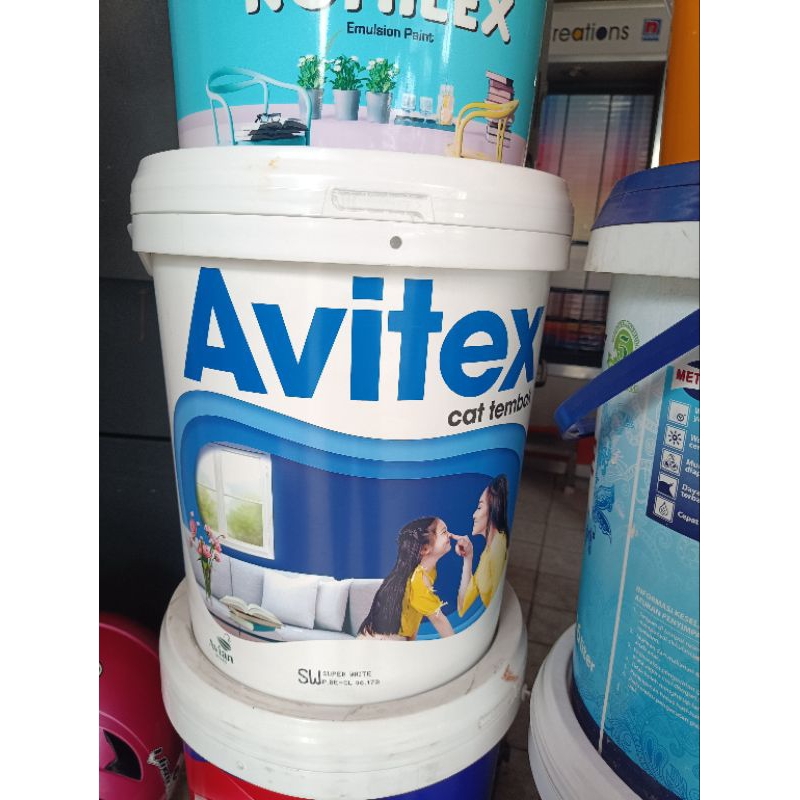 Jual Cat Tembok Avitex SW 25 kg | Shopee Indonesia