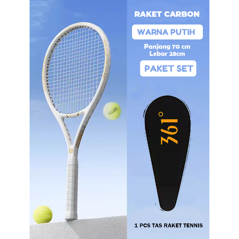 Jual raket tenis/Raket bola tenis/Raket tenis tunggal/raket tenis ...