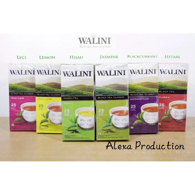 Jual Teh celup Walini Original Bandung Kemasan 25gr | Shopee Indonesia