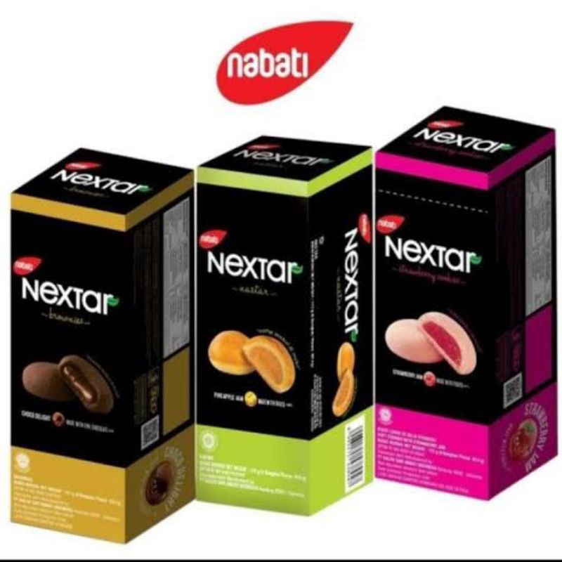 Jual Nextar Cookies All Variant 106 gr ( 1 Box isi 8pcs) | Shopee Indonesia