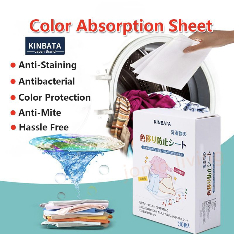 Jual Kinbata Color & Dirt absorption Colour Catcher Laundry Sheet ...
