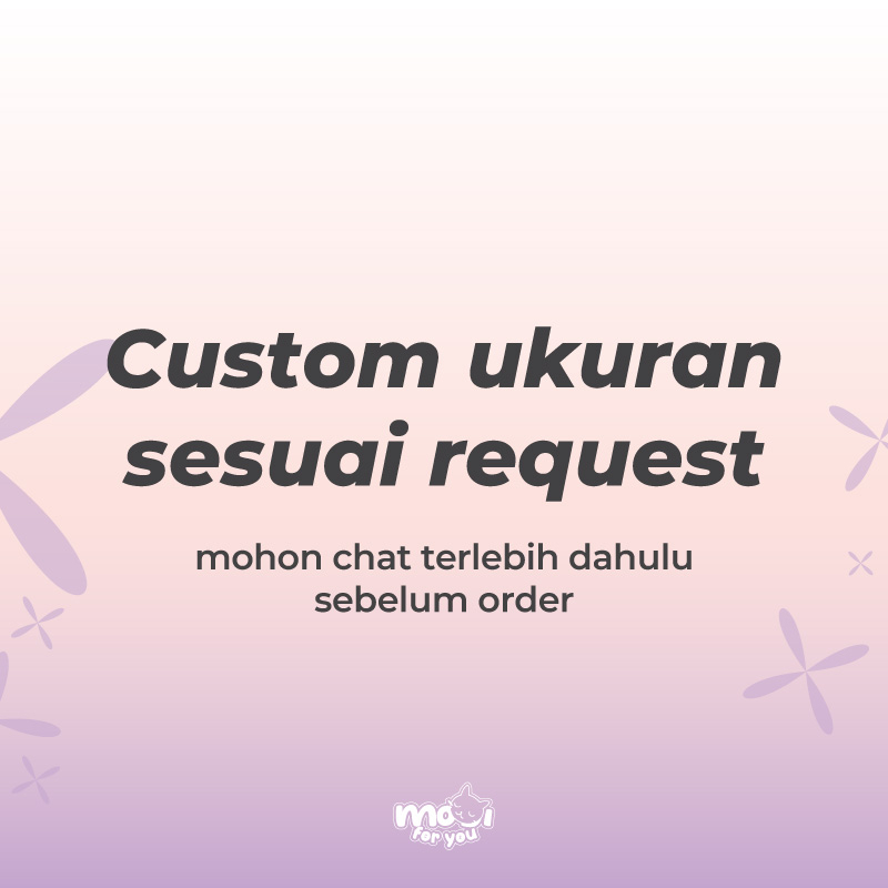 Jual Custom Ukuran by Request (6) | Shopee Indonesia