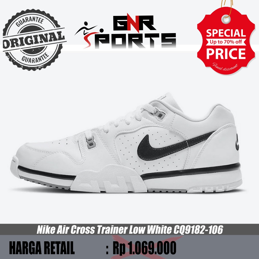 Jual Sepatu Nike Air Cross Trainer Low White CQ9182-106 Original 100% ...