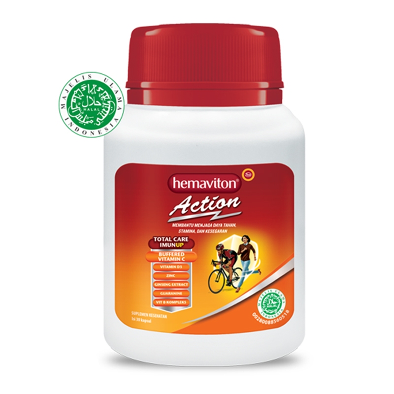 Jual HEMAVITON ACTION IMUN UP 30 TABLET VITAMIN MINERAL UNTUK MENJAGA ...