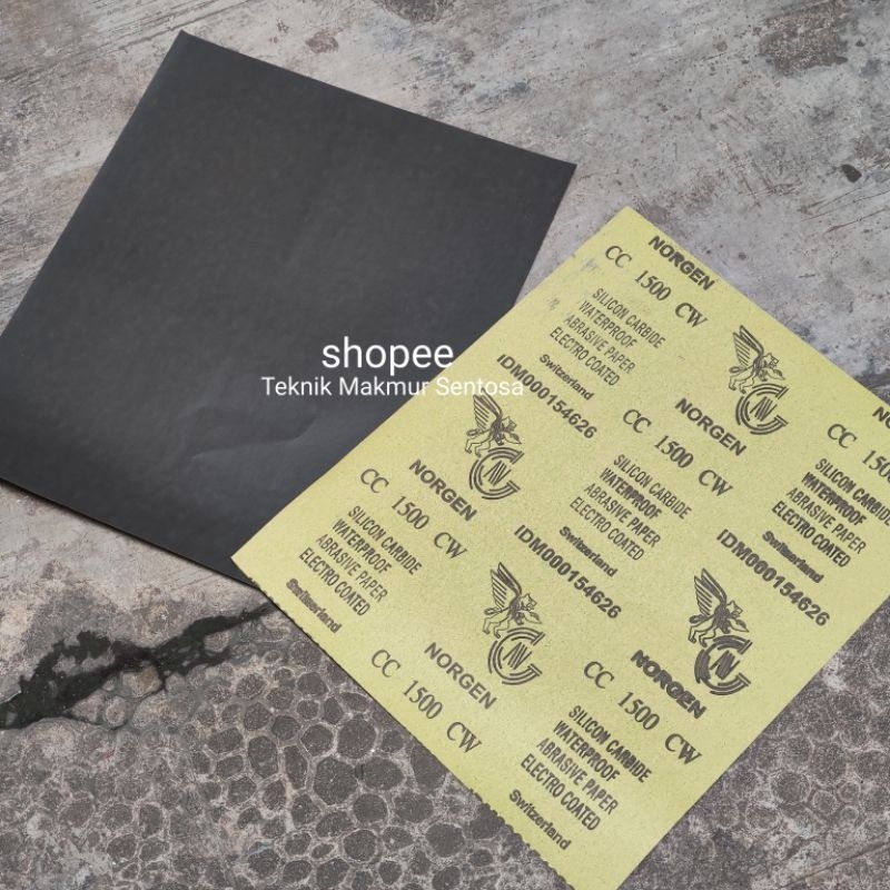 Jual Amplas 1500 Halus Kertas Sheet Lembaran Waterproof Norgen CC 1500 ...