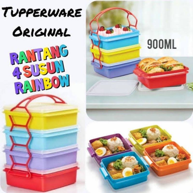 Jual Rantang carry tupperware/petak ECER/1 pcs | Shopee Indonesia