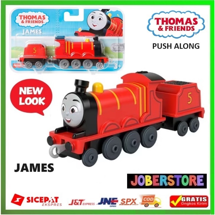 Jual Thomas & Friends Push Along All Engines Go / NEW LOOK - JAMES ...
