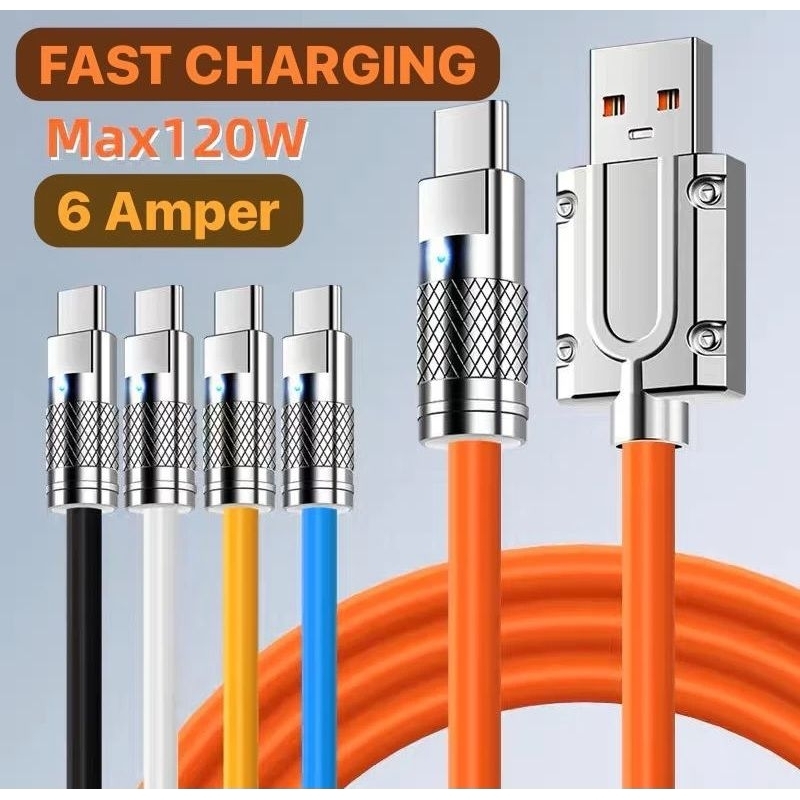 Jual KABEL DATA FAST CHARGING 120W 6A ROTASI 180 DERAJAT / KABEL DATA ...