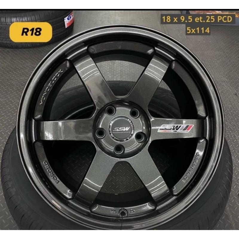 Jual VELG MOBIL TE37 SSW THAILAND RING 18 lebar 9,5 VELG R18 INNOVA REBORN | Shopee Indonesia
