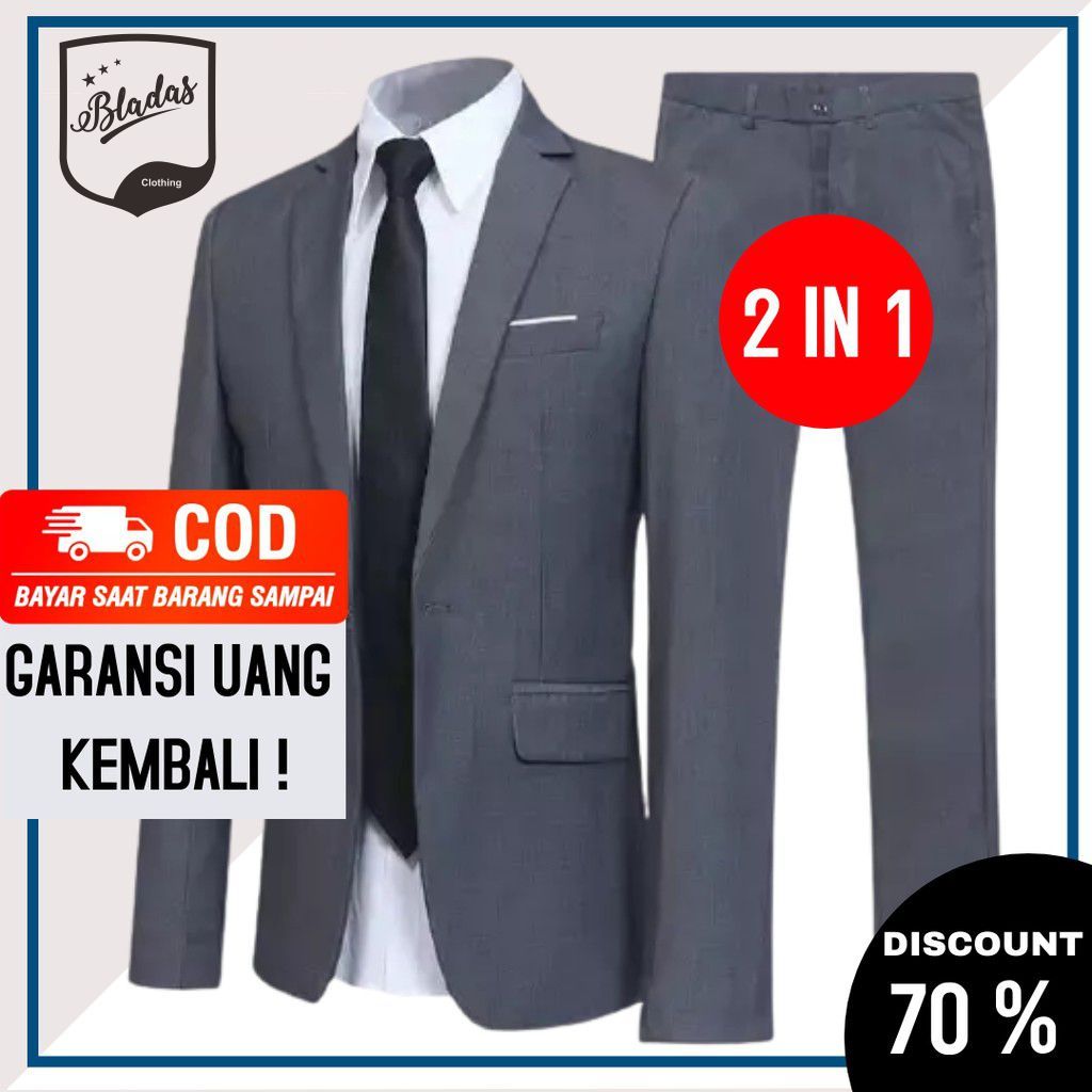 Jual SETELAN JAS PRIA 2IN1 JAS FORMAL PRIA BLAZER PRIA JAS NIKAH JAS BLEZER PRIA JAS PRIA ...