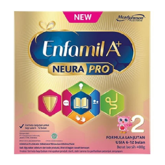 Jual SUSU ENFAMIL A+ NEURA PRO 2 400 GRAM (6-12 BULAN) | Shopee Indonesia