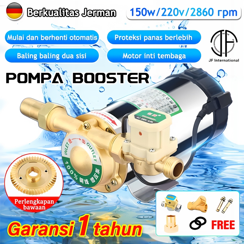 Jual Pompa Pendorong Tekanan Air Booster Pump 100Watt/Pompa booster ...